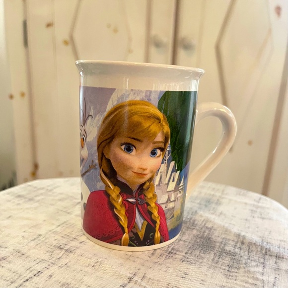 Disney | Dining | Disney Mug Frozen Anna Elsa Olaf Ceramic Collectible ...